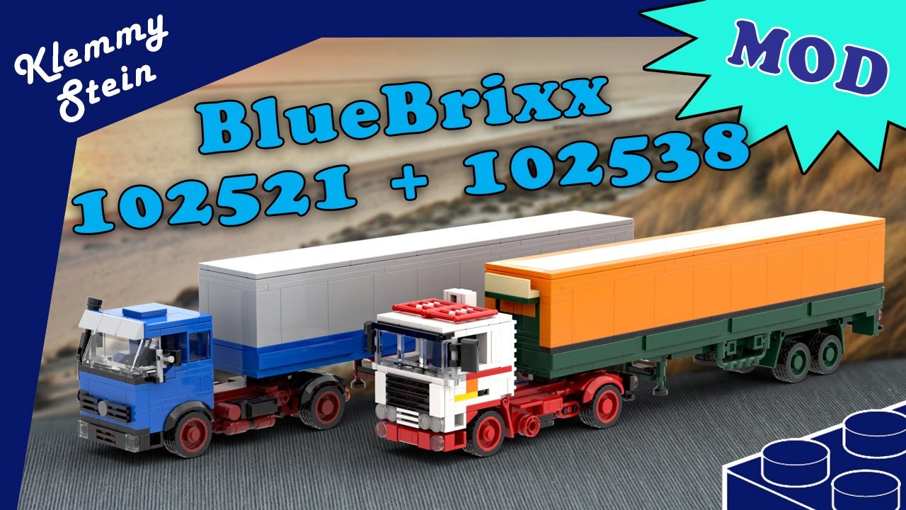 Auf Achse - BlueBrixx 102521 + 102538 Modifikationen - YouTube