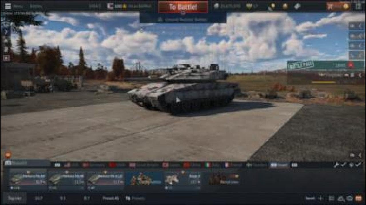 Russian top tier got roll over by Merkava Mk4 army Merkava Mk4 gameplay ...