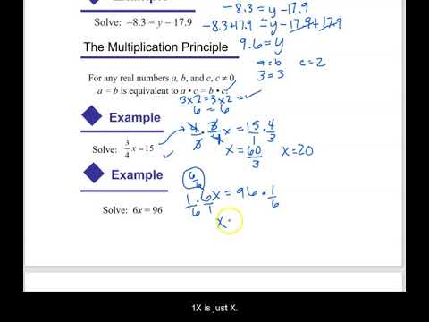 Transitional Algebra 1.1 - YouTube