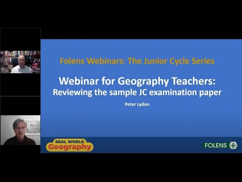 Webinar for Geography Teachers: Examining the sample JC examination ...