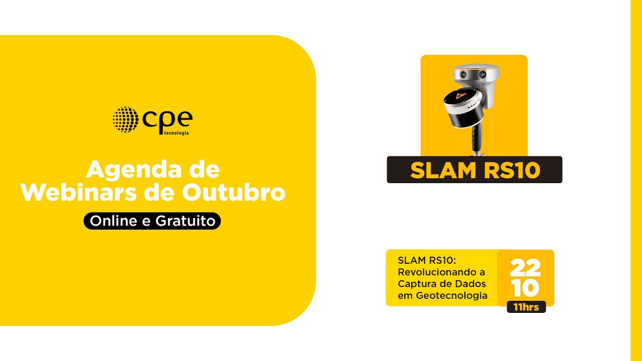 WEBINAR CPE | SLAM RS10: Revolucionando a Captura de Dados em Geotecnologia - NOVO SLAM RS10 ...