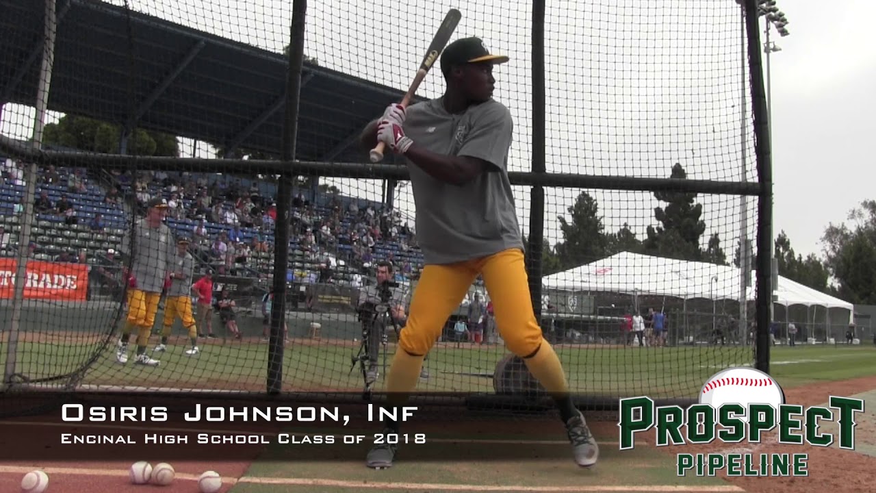 Osiris Johnson Prospect Video, Inf, Encinal High School Class of 2018 ...
