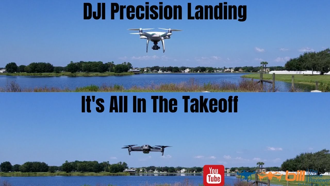 DJI Precision Landing It's All In the Take Off - YouTube