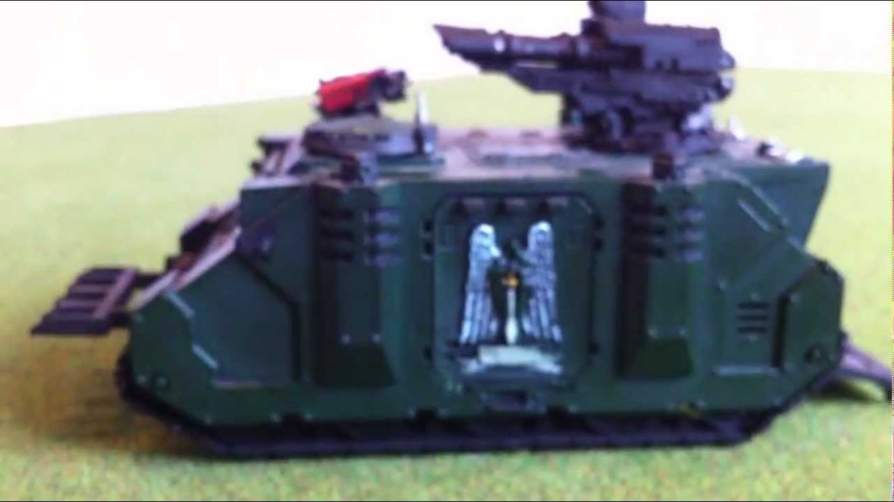 Razorback, Dark angels / Space Marines transport - YouTube