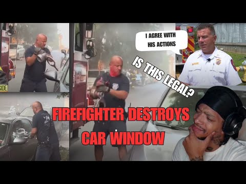 Firefighter Breaks Car Window to Access Blocked Fire Hydrant | Is He ...