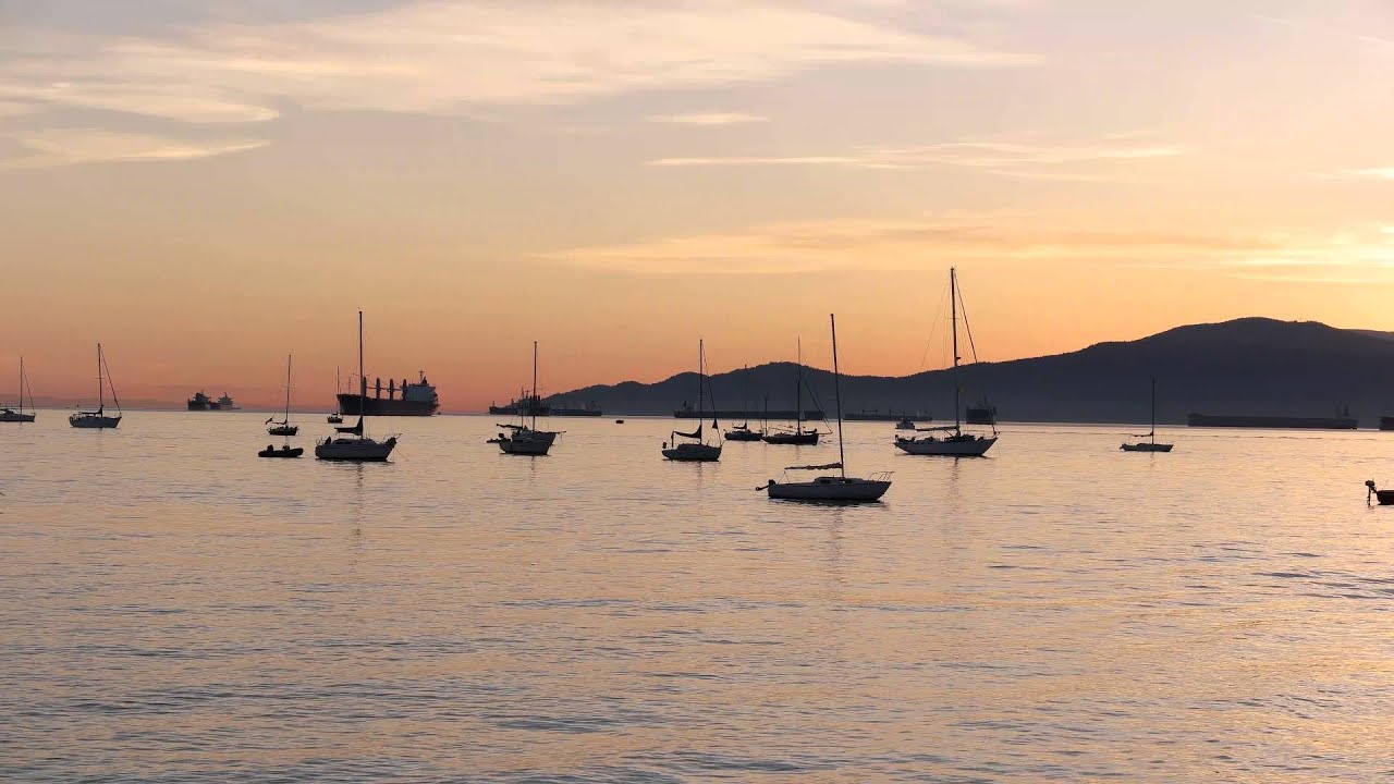 Sunset at English Bay - YouTube