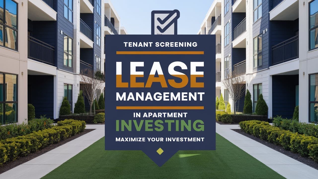 Tenant Screening and Lease Management in Apartment Investing - YouTube