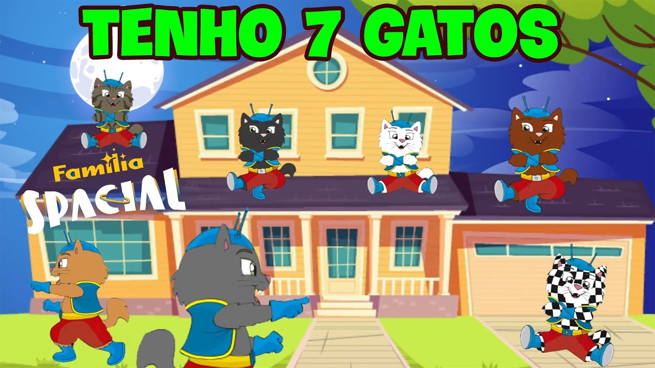 Família Spacial - Meus 7 Gatos [Clipe Animado] - YouTube