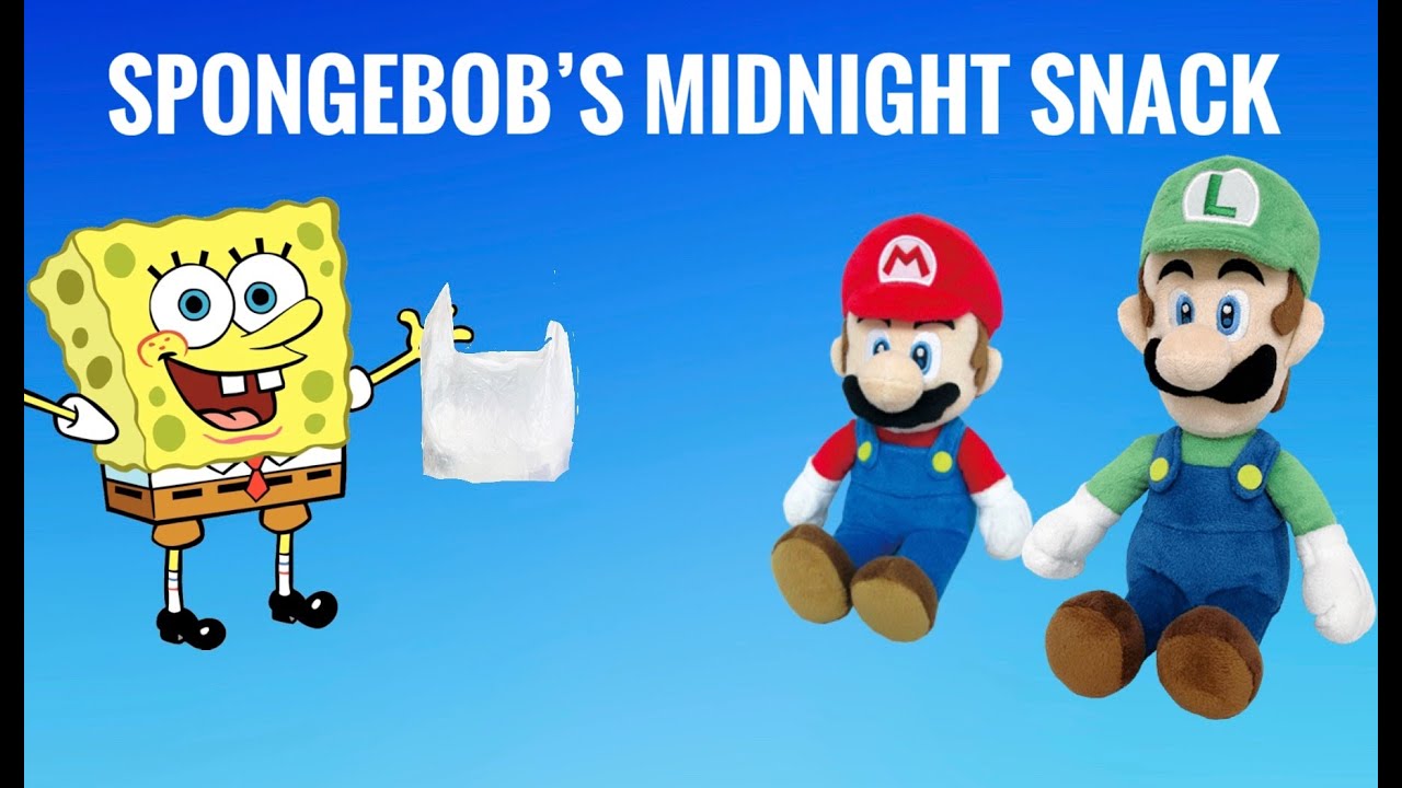 SpongeBob’s midnight snack / Joshua the plush / - YouTube
