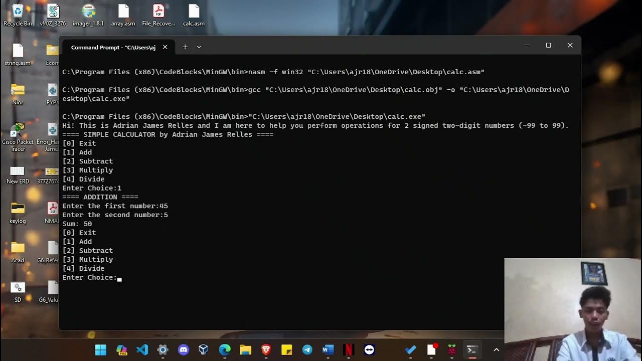 Learning Task (Structured Assembly Language Part 1) - YouTube