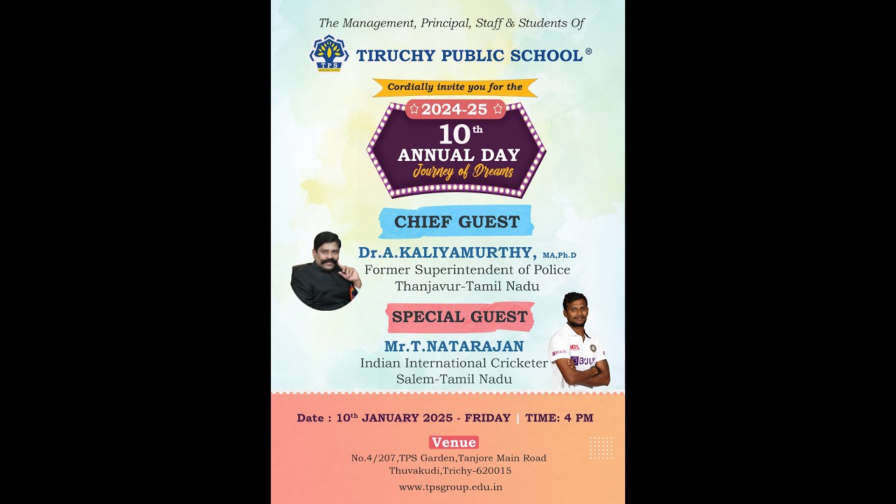 10th Annual Day -10th Jan 2025 - YouTube