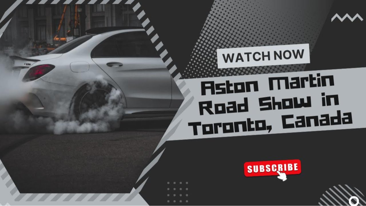 Aston martin cars rolling out from Toronto Car show | Luxury Cars ...