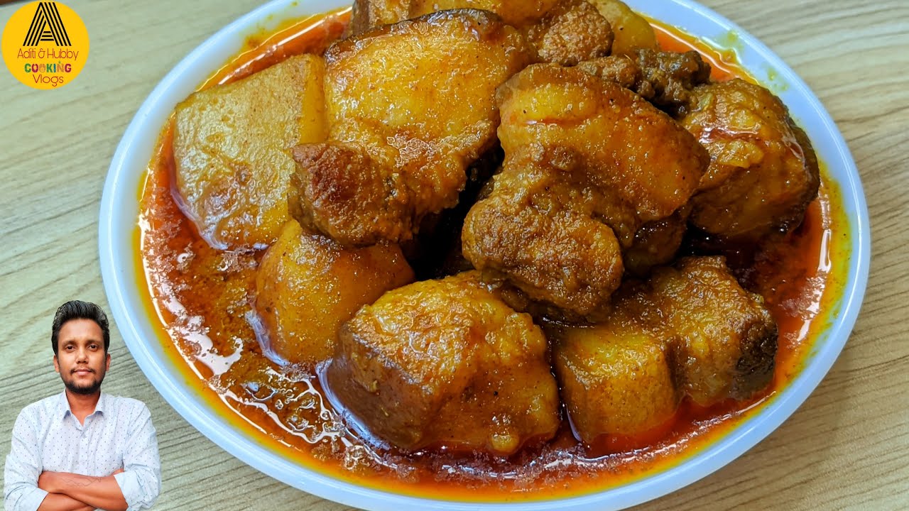 Cooking An Indian Style Pork Curry With Potato Recipe | Spicy Pork ...