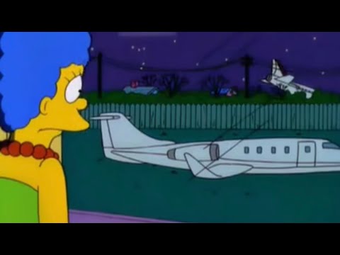 Simpsons done it again 1989 SE11E04 planes falling out the sky 2025 ...