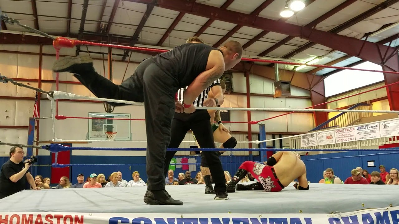 Clyde Braddock and DAMAGE INC vs Axil Anderson Jaxon Slade - YouTube