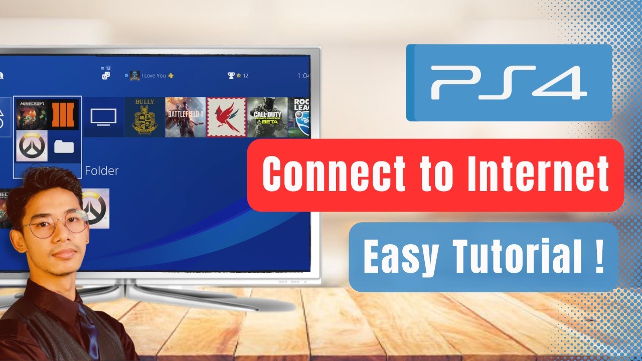 How to Connect PS4 to the Internet ! - YouTube