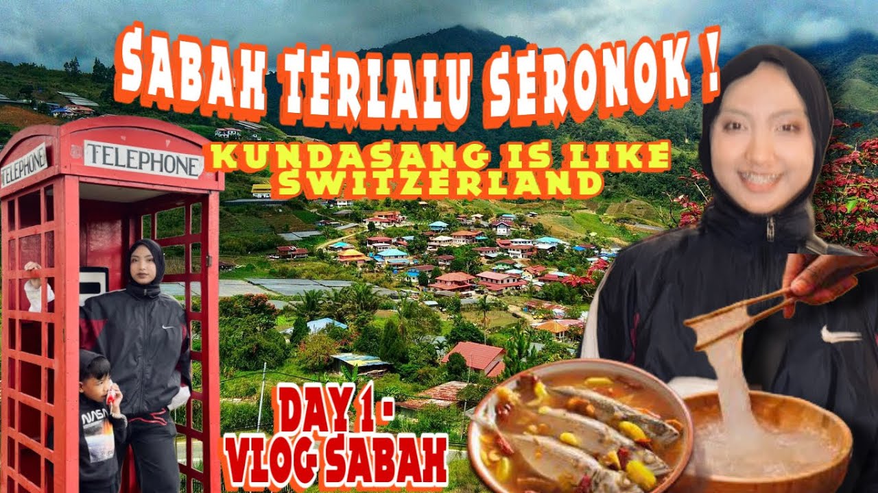 PIEYA PERGI SABAH ? MENANGIS TENGOK GUNUNG KINABALU 🏔️COMEBACK TRAVEL 1 ...