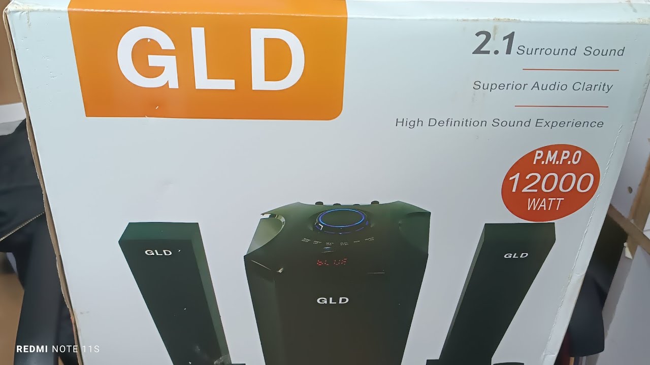 Unboxing GLD(Mtungi) GL-004 2.1ch 12000w P.M.P.O with Karaoke ...