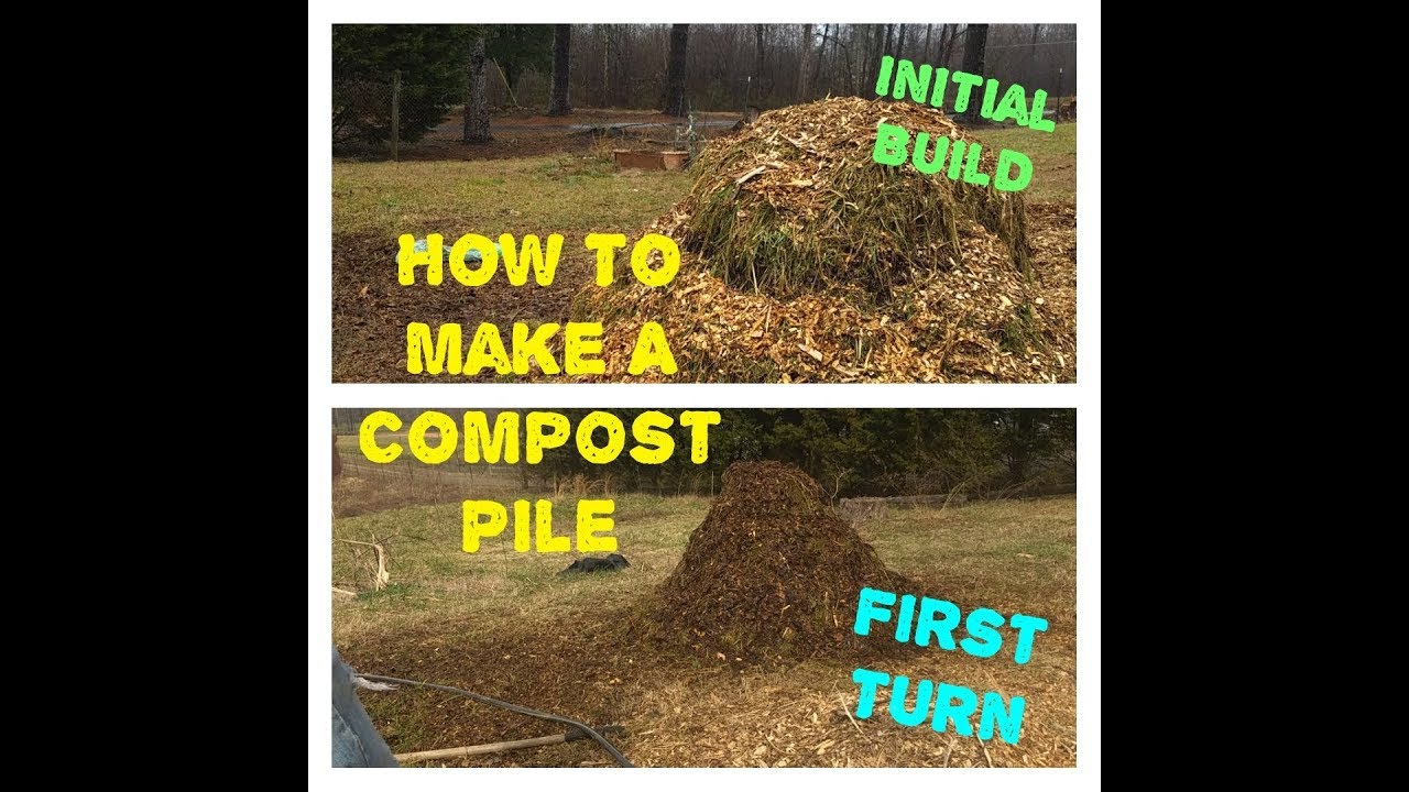Step #2 How To Build A Compost Pile (18 Day Hot Composting Method ...