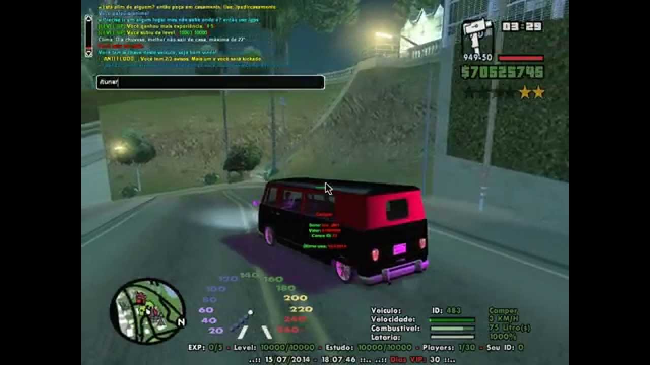 Server RPG, samp 0.3z ´´Brasil Play Start 1.9``. - YouTube