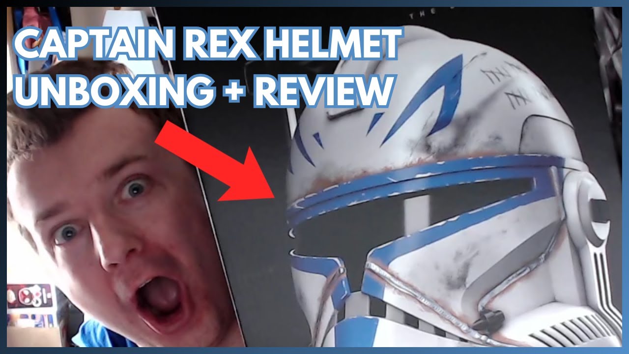 NEW Star Wars The Black Series Captain Rex Helmet | Full Unboxing and ...