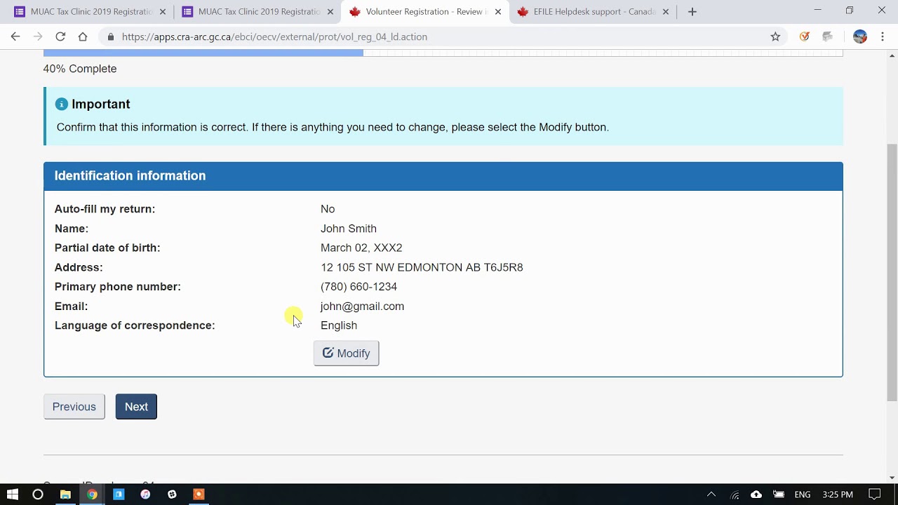CVITP Volunteer Registration 2019 Tutorial - YouTube
