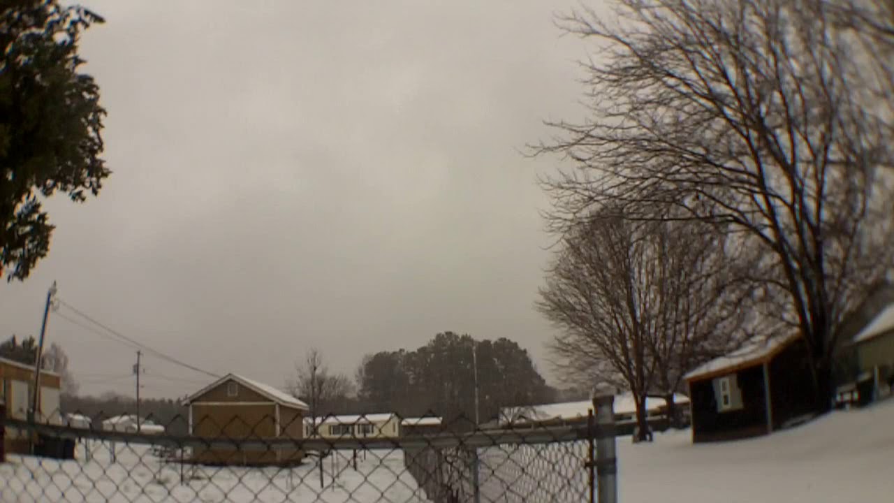 Morning Snowfall - December 10, 2018 - YouTube