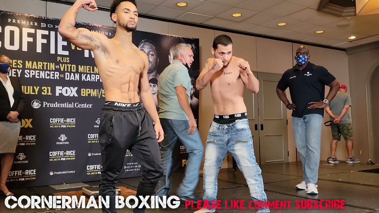 MALIK NELSON VS ALEJANDRO RAMIREZ WEIGH IN; PBC ON FS1 SUPER FEATHERWEIGHT BOUT - YouTube