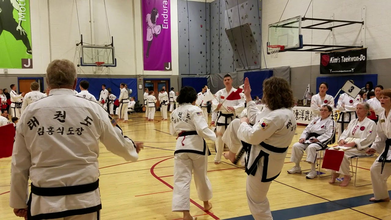 Kim's TKD Tournament, Portland May 2019, Coombs vs Garcia - YouTube