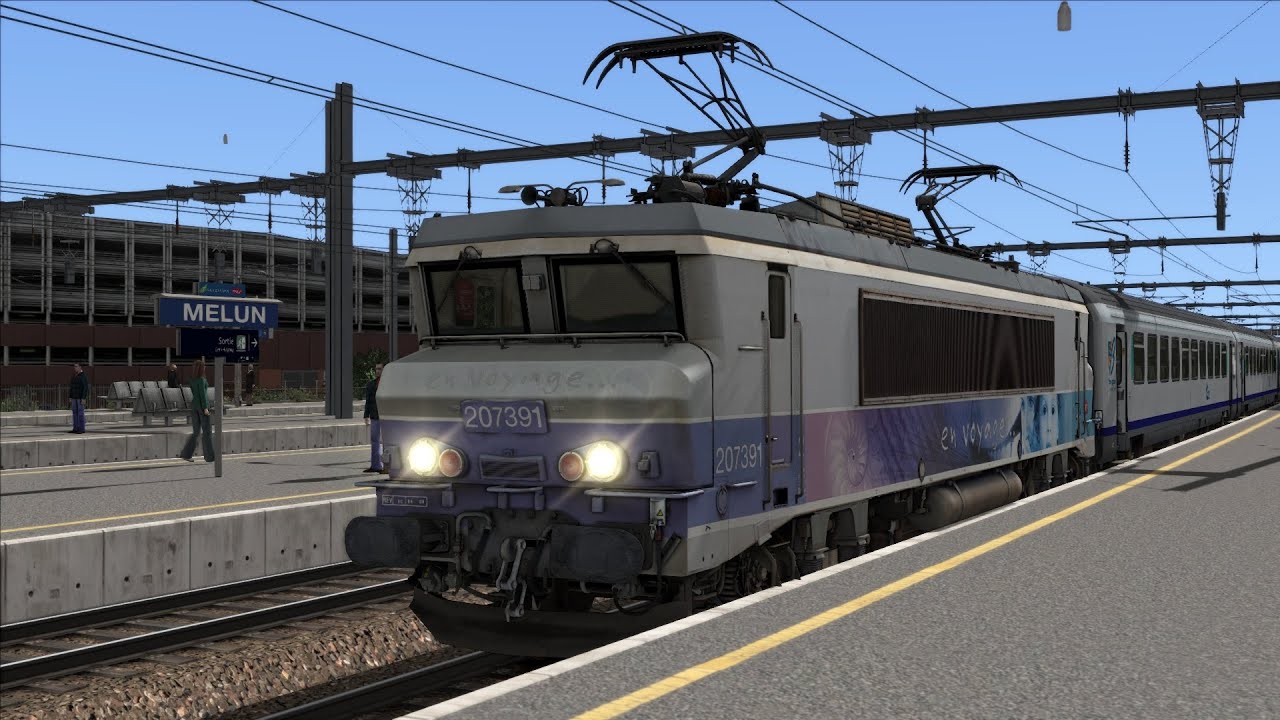 Train Simulator : TER Paris - Laroche Migennes entre Melun et Moret en ...