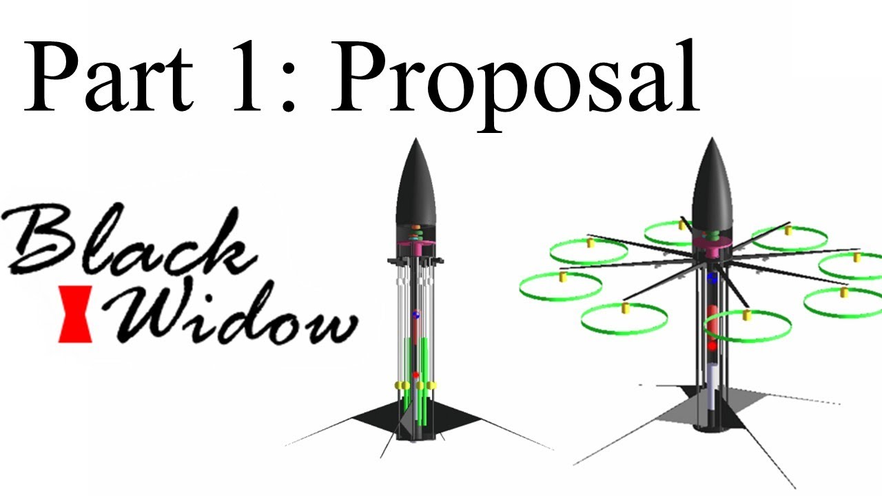 Octocopter Rocket "Velocity VL Black Widow" Part 1: Proposal - YouTube
