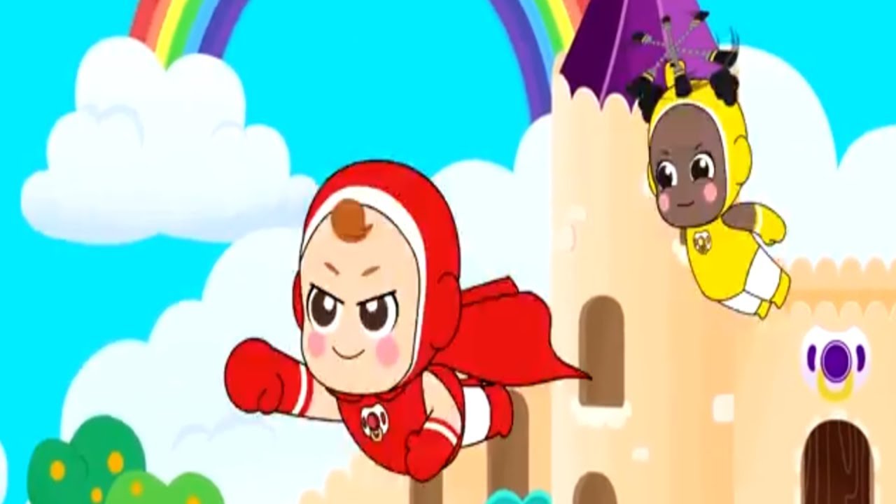 Playing in the CLOUDS! ⚡ Super Binks Full Episodes 💥 Superhero Kids ...