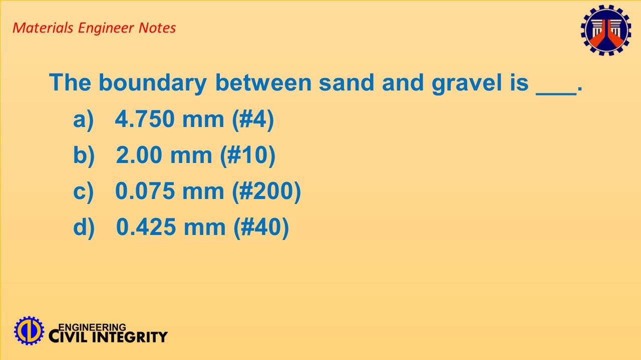 Gravel and Sand Boundary - YouTube