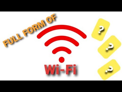 Wi-Fi FULL FORM IN ENGLISH |Full HD 1080p - YouTube