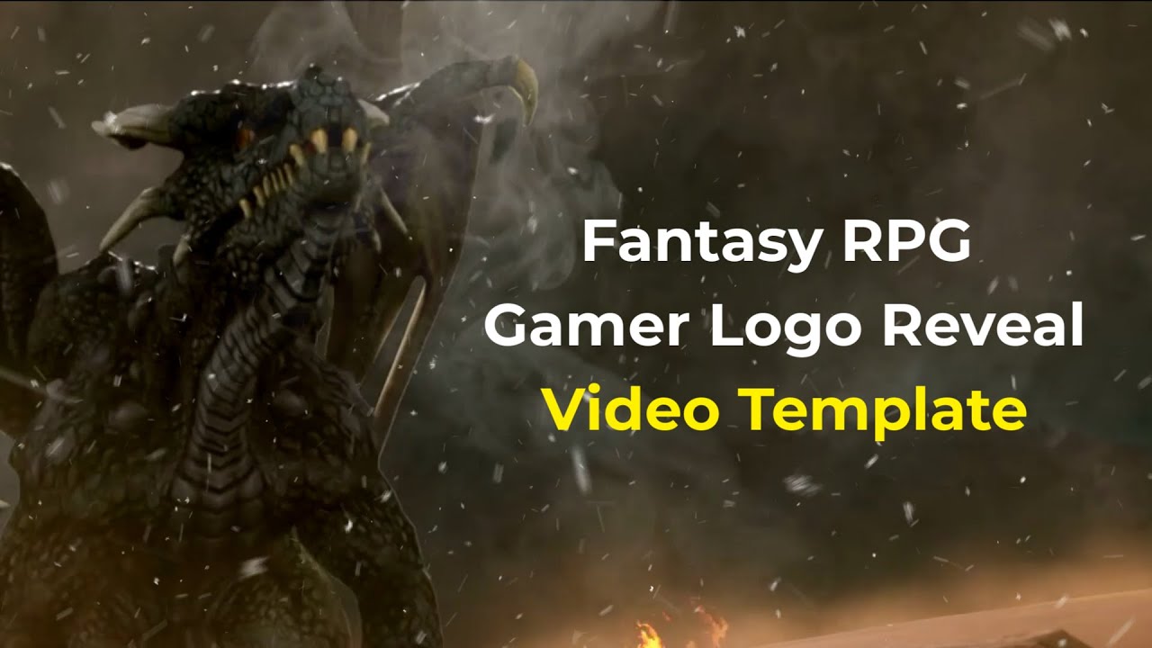 Fantasy RPG Gamer Logo Intro Video Template No Copyright Without Text ...