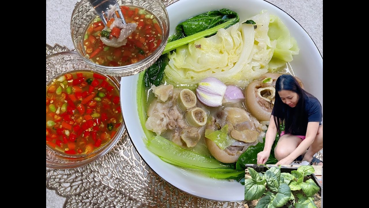 NILAGANG PATA NG BABOY NA MAY PECHAY | BOILED PORK HOCK SOUP | Nilaga # ...