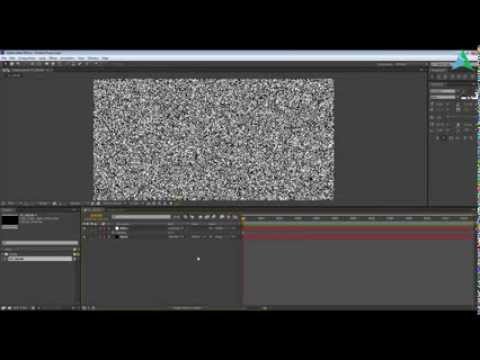 How to create TV Static/ Snow in After Effects - YouTube