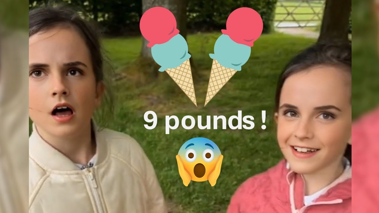 Ice cream twins inflation viral video - Emma Watson look alike - YouTube