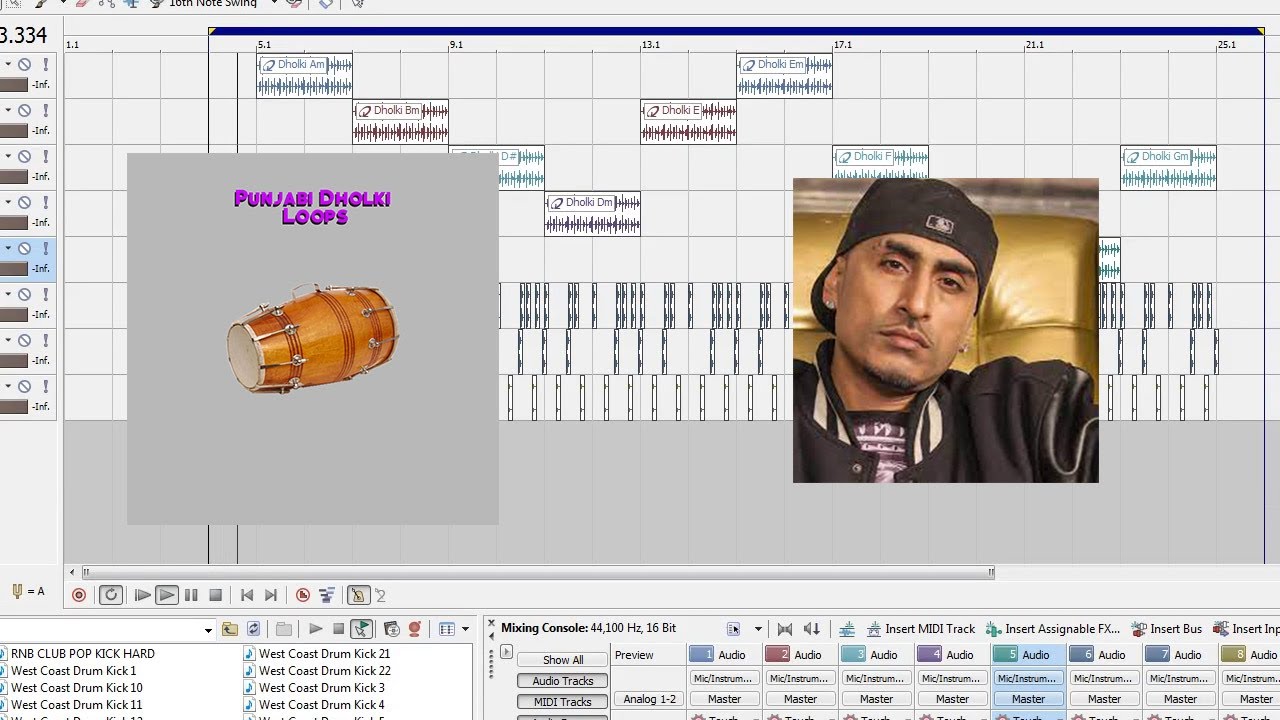 Punjabi Dholki Loops Sample Pack - Like Dr Zeus , Bally Sagoo, Yamla ...