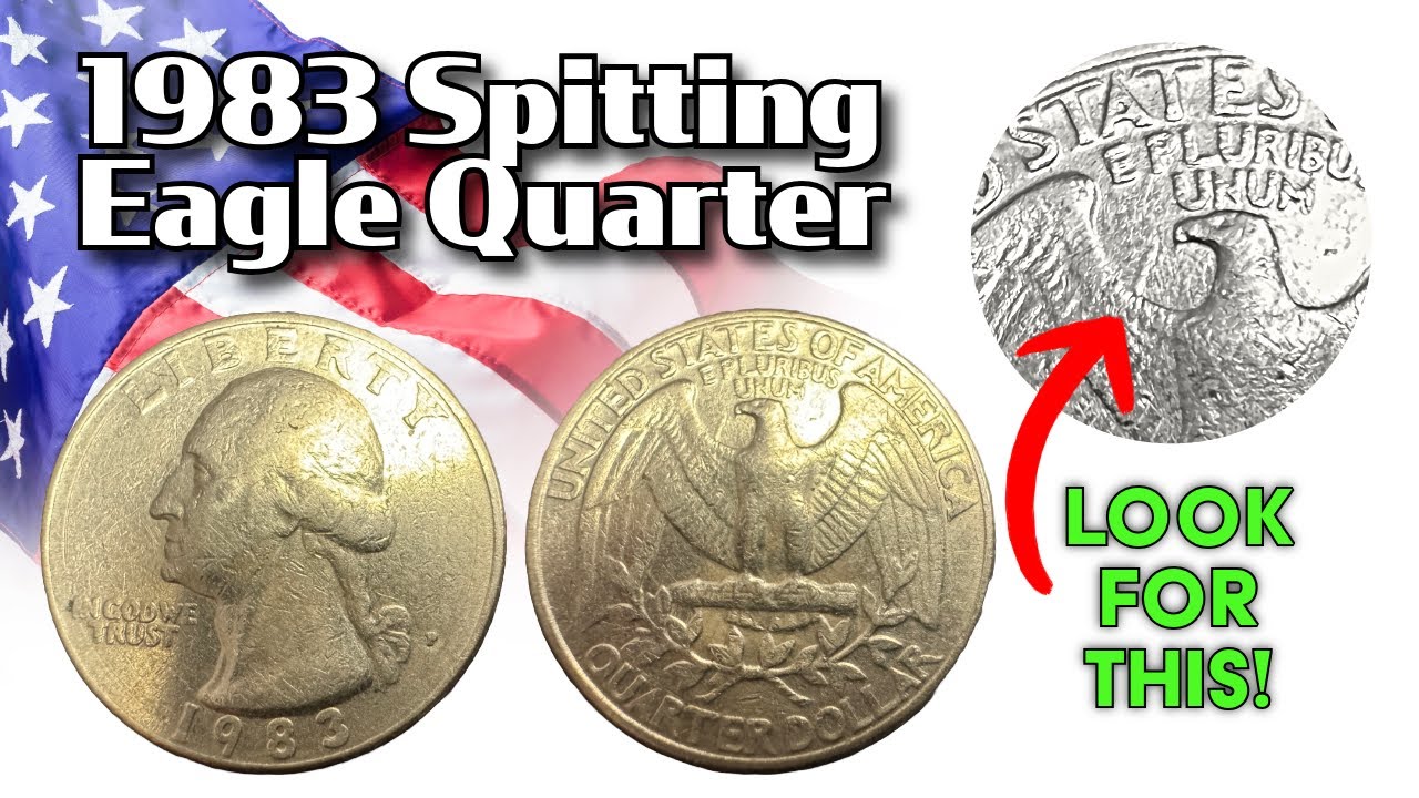 Coins Worth Money - 1983 Washington Quarter Spitting Eagle Error # ...