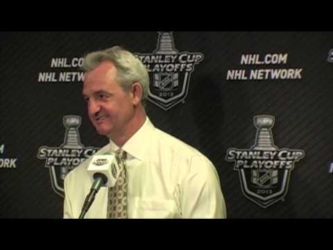 Darryl Sutter-Gm7 vs Sharks - YouTube