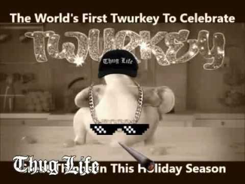 Look at the twurkey twerk - YouTube