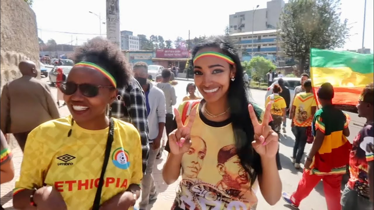 Ethiopia Vlog 34 ADWA! INCREDIBLE PIASSA STREET CELEBRATION 🇪🇹 - YouTube
