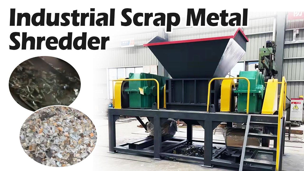 Full-Featured Metal Shredder for Recycling Various Scrap Metals with ...
