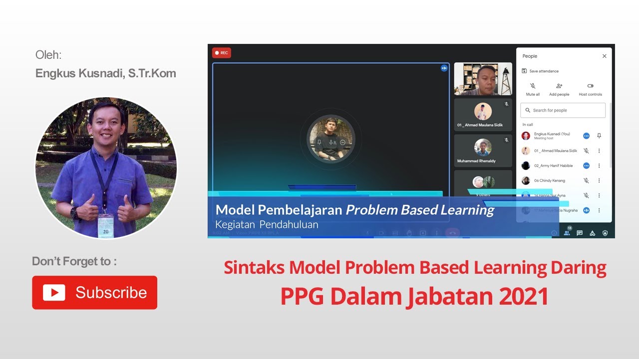 Sintaks Model Problem Based Learning (PBL) Daring PPG Daljab 2021 - TKI ...