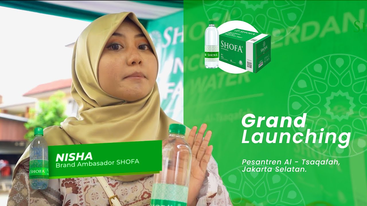 Grand Launching SHOFA Water - YouTube