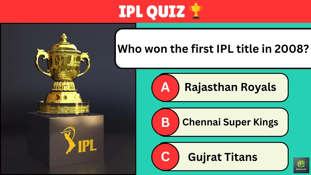 IPL Quiz | How Much Do You Know About IPL? | IPL GK Quiz - YouTube