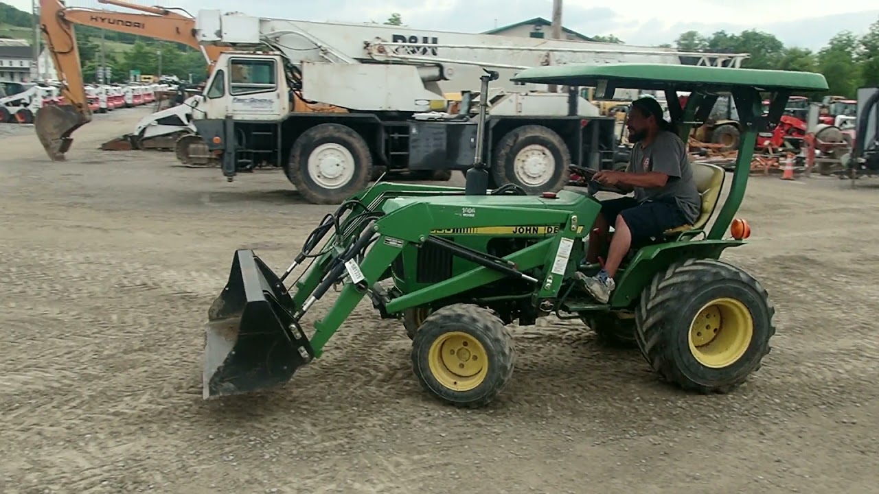 JOHN DEERE 650 COMPACT TRACTOR WITH LOADER For Sale - YouTube