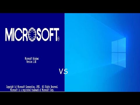 Using Windows 1.0 (1985) for the First Time and Comparing It to Windows ...