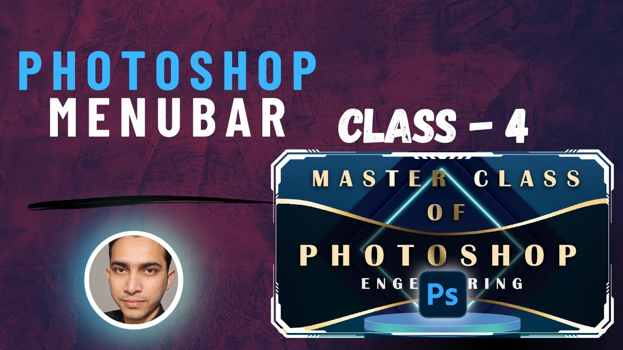 CLASS 4- Photoshop Manubar Tutorials #textile #digitalprint #designing ...